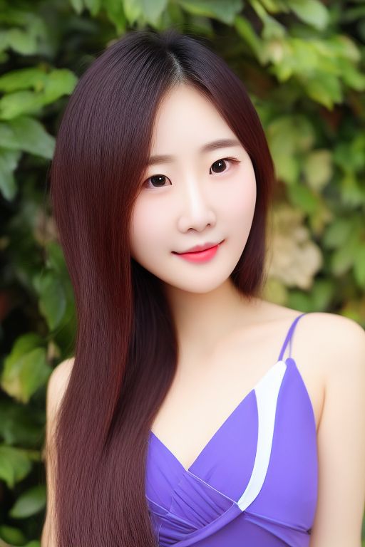 Wide Ferret928 Photo Realisticultra Hires1 Young Beautiful Korean Girldistant Gaze Ootd