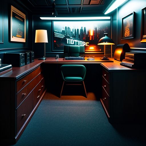 Film Noir Detective Office