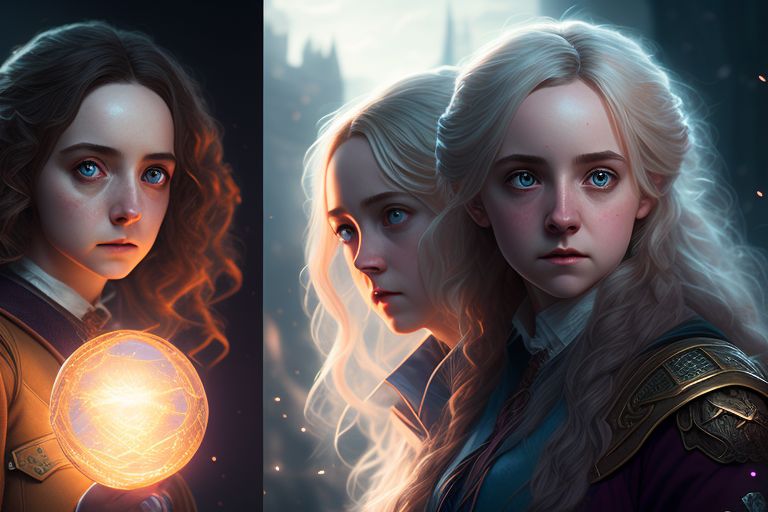 Luna Lovegood And Hermione Granger