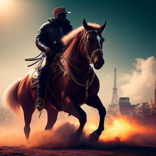 tan-oryx61: kanye west riding jayz in paris. ultra realism. 32k ...