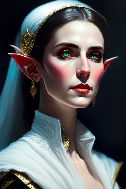 untidy-gull82: A female elf ghost