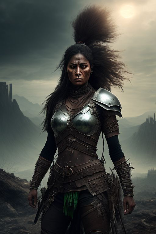 key-turtle144: As the sun sets in a post-apocalyptic world, a female ...