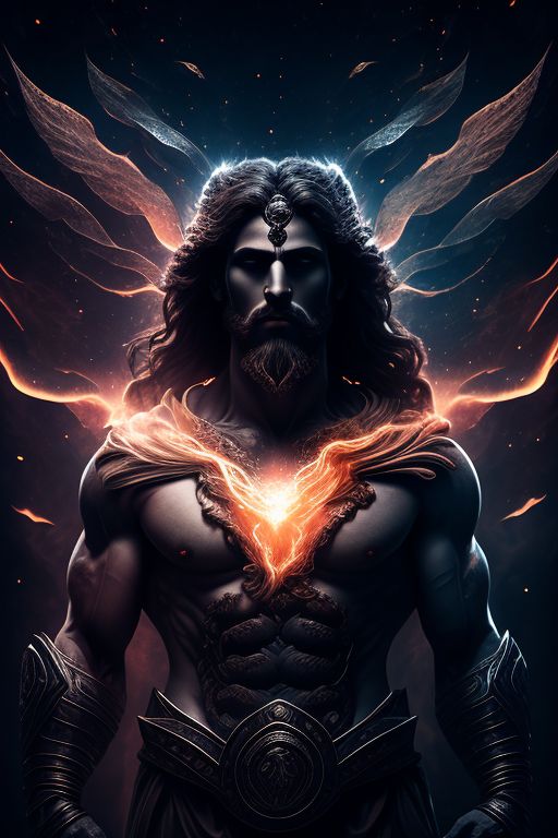 Erebus Greek God Statue