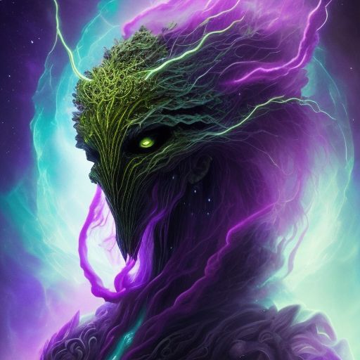 miserly-ram294: oil painting portrait of a druidic humanoid creature ...