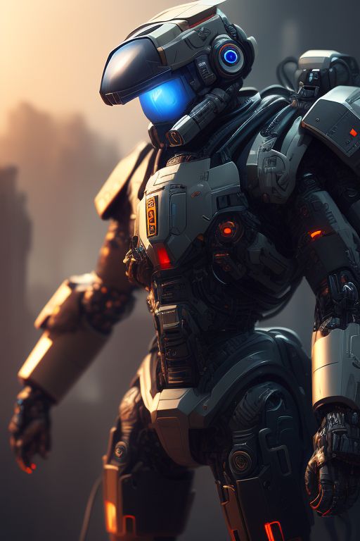 warped-zebra443: Mech Pilot - This 3D NFT character is a pilot of a ...