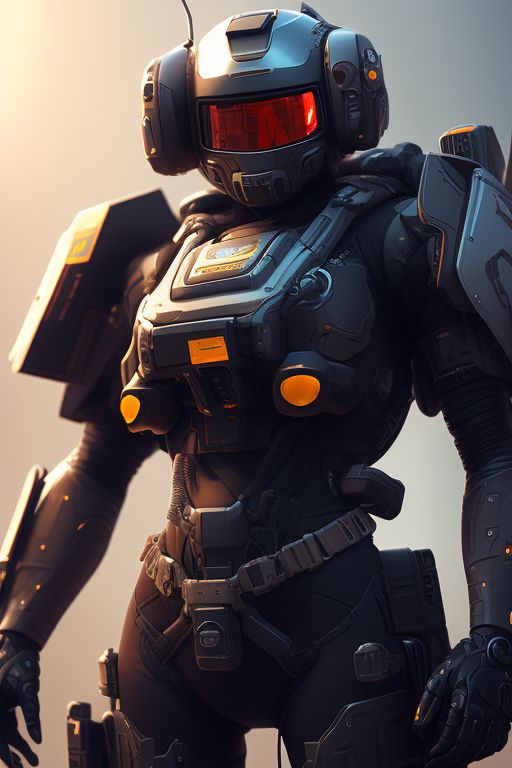 warped-zebra443: Mech Pilot - This 3D NFT character is a sniper pilot ...