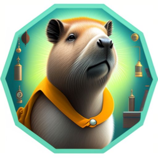 naughty-hare804: An elderly fat Capybara with long whiskers, wearing a ...