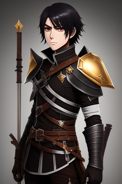 Anime Male Light Armor