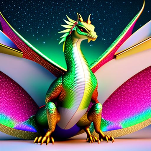 Big Rainbow Dragon Background Wallpaper