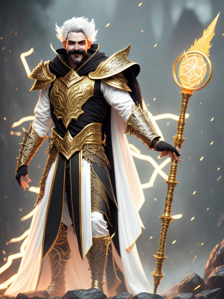 Human Sorcerer Staff
