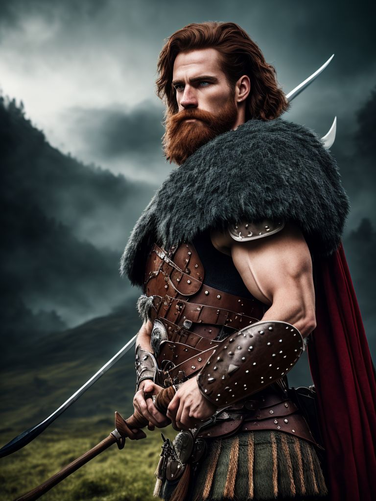 Scottish Warrior Face