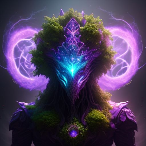 miserly-ram294: oil painting portrait of a druidic humanoid creature ...