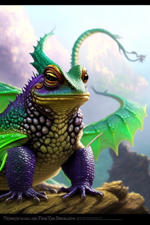 modern-koala857: A Tourmaline Toad-like Dragon, a dragon that is toad ...