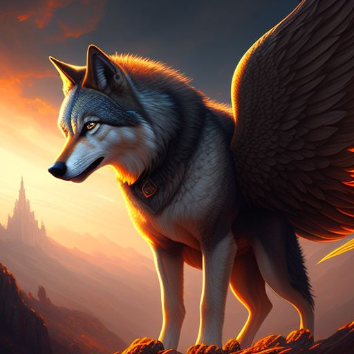 Winged Wolf