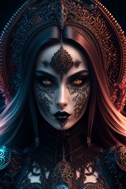 remote-crane993: ornate, intricate details, beautiful dark angel ...