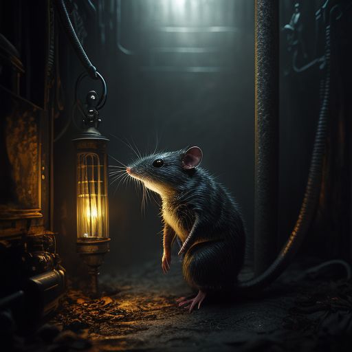 Nonkichi: Sewer Rats, film textures, film light, super detailed, super ...