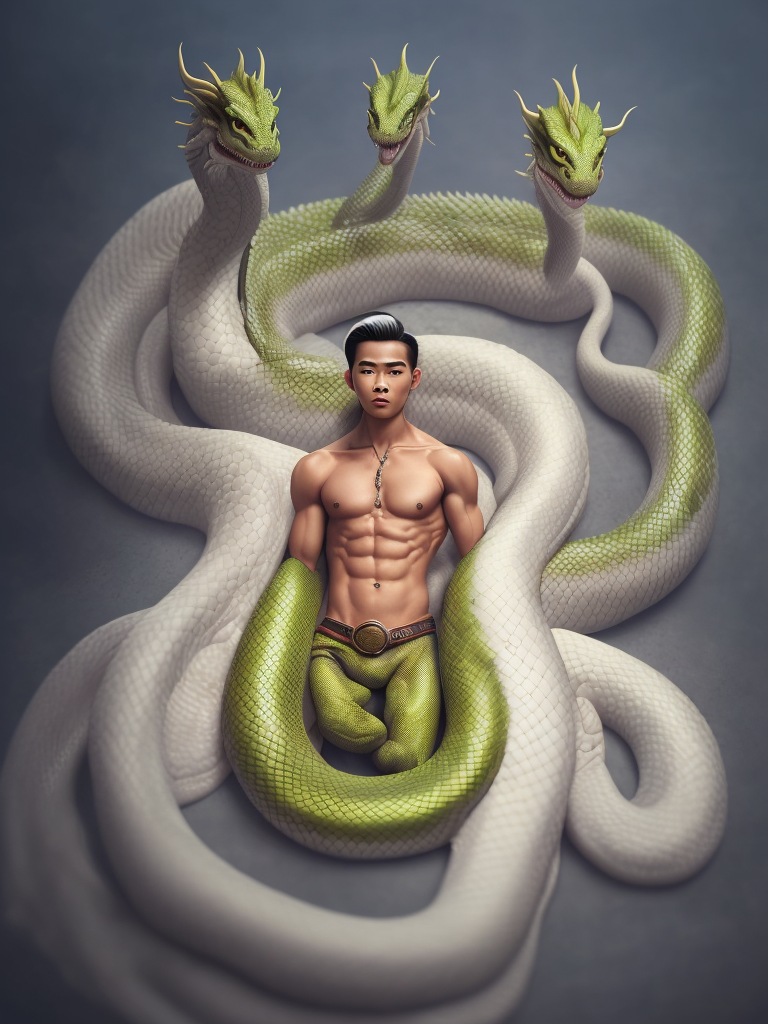 Half Dragon Half Snake