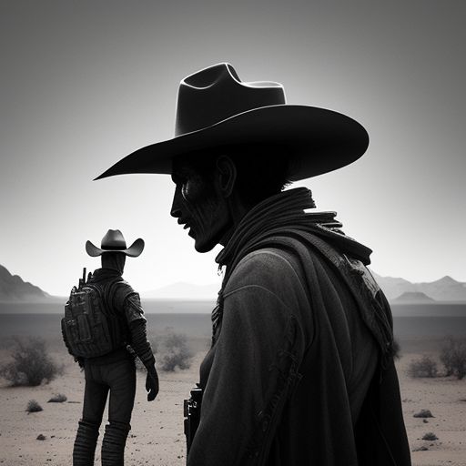 nutty-alpaca468: alien talking to a cowboy in texas