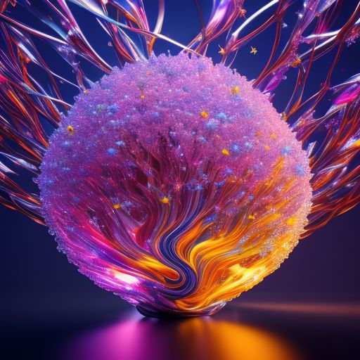 lazy-alpaca656: Thousands of stars surrounding a crystal tree, highly ...