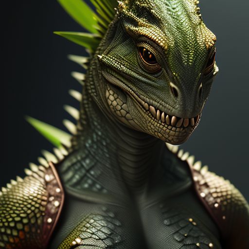 Female Lizard Warrior