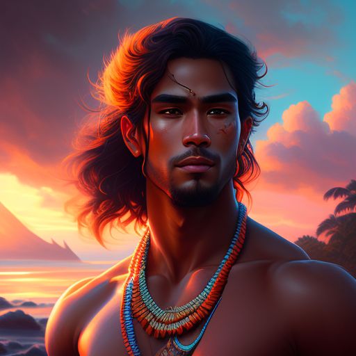 Enchantress: Native islander, hawaiian, man, stunning, attractive ...