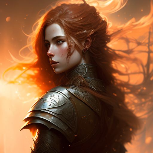 frizzy-bat424: Fantasy Book cover with an auburn-haired, freckled ...