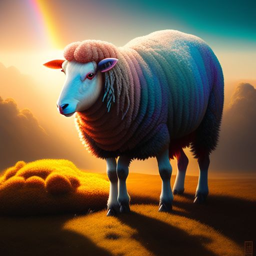 Rainbow Sheep Animation
