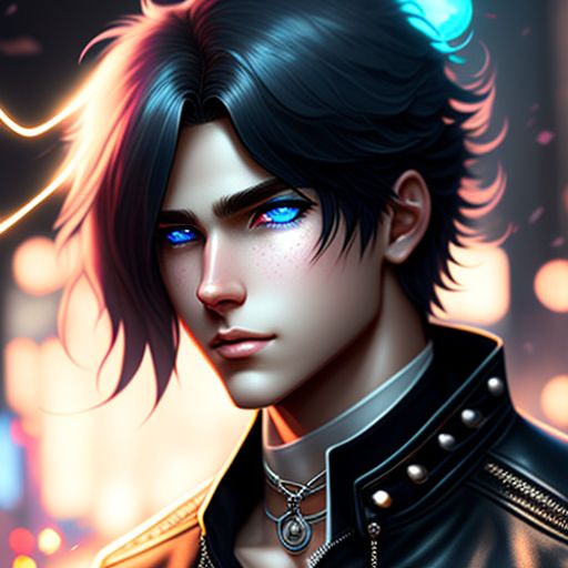 White Scene Hair Boys