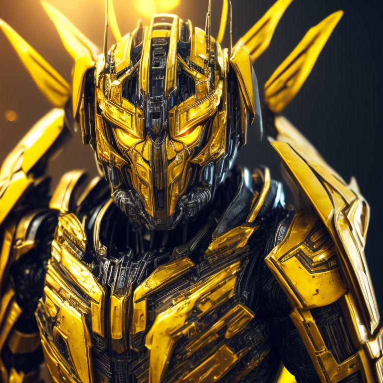 Bumblebee Transformers Face