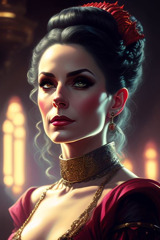 untidy-gull82: A female tiefling in a casino