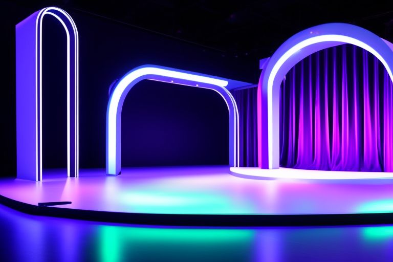 Game Show Set Background