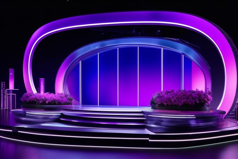 Game Show Set Background