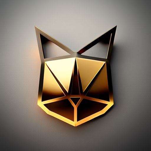 vfelix_: 3d face cat logo