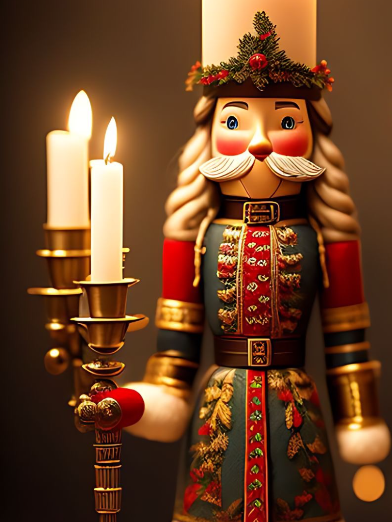 able-hedgehog44: nutcracker, holding candle, centered symmetrical ...