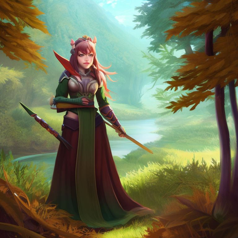 Dandd Female Druid