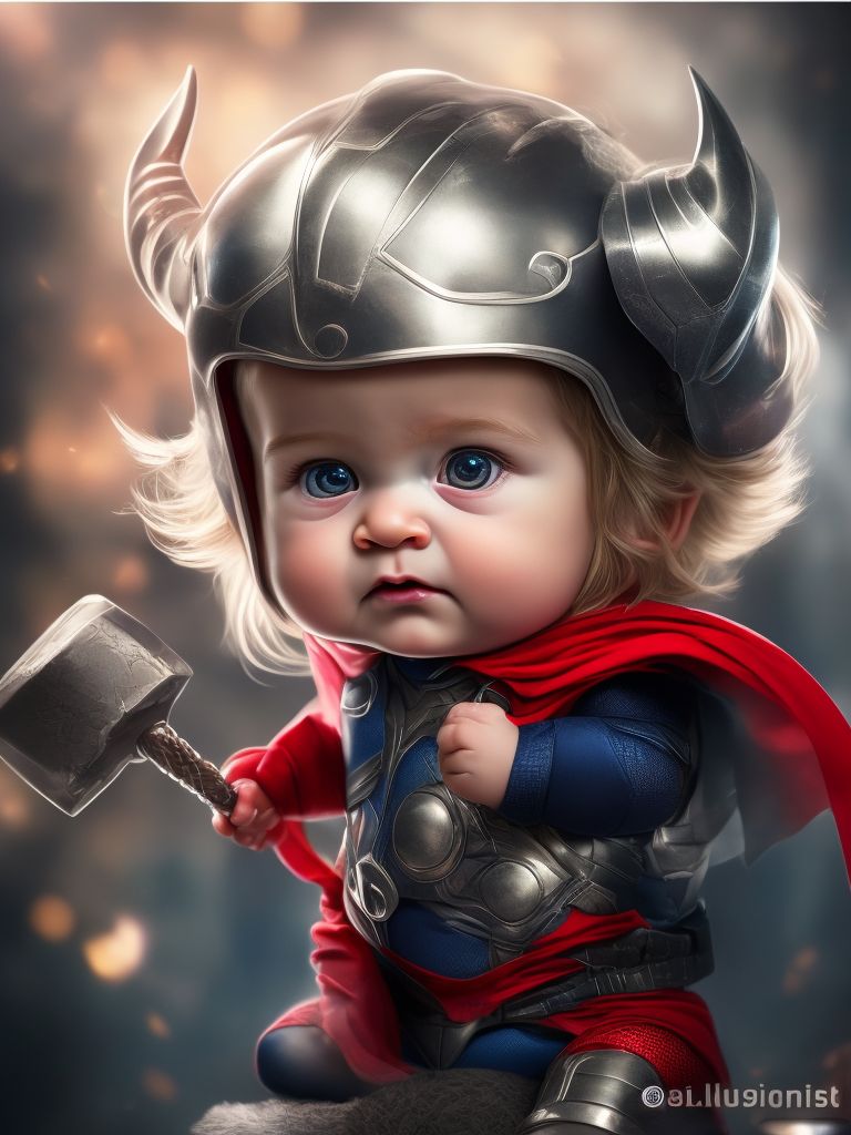 Baby Thor Cartoon