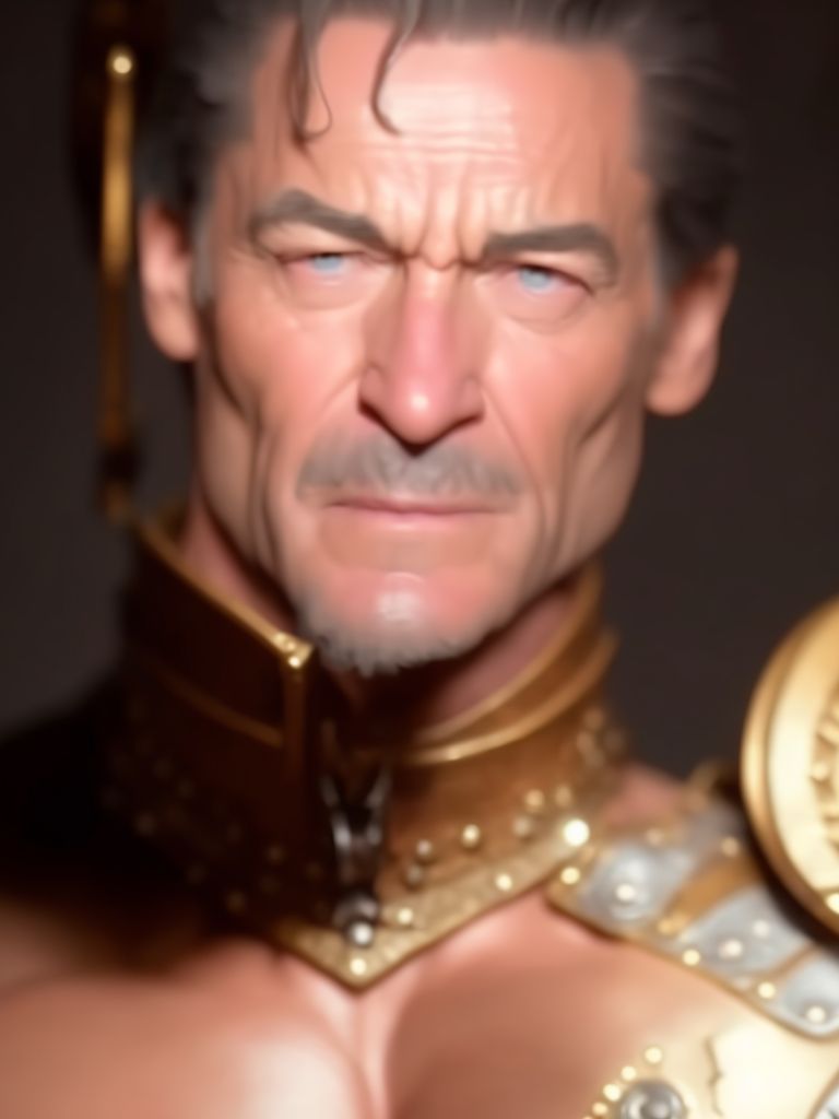 urban-louse967: d&d lean muscular knight Frank Frazetta detailed photo 8k