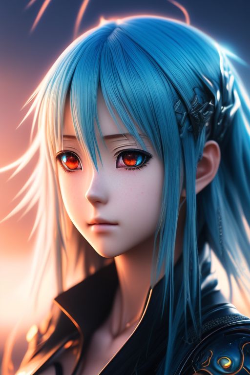 Female Anime Characters With Blue Hair
