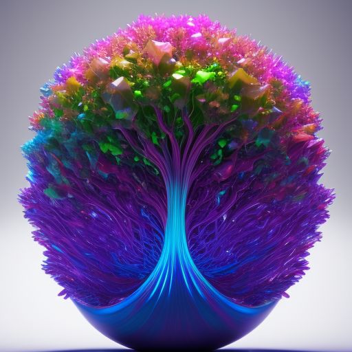 lazy-alpaca656: Laser crystal tree flourishes from a sprout planted in ...