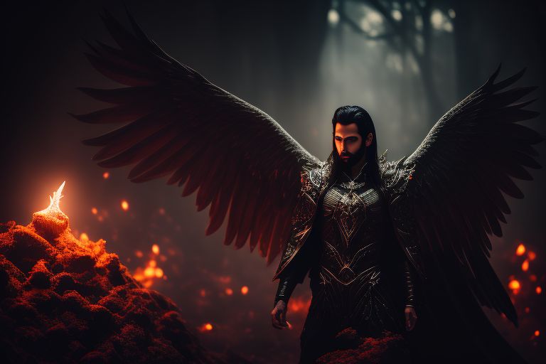 Fallen Angel Lucifer Wallpaper