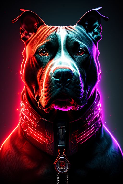 Blue Pitbull Wallpaper