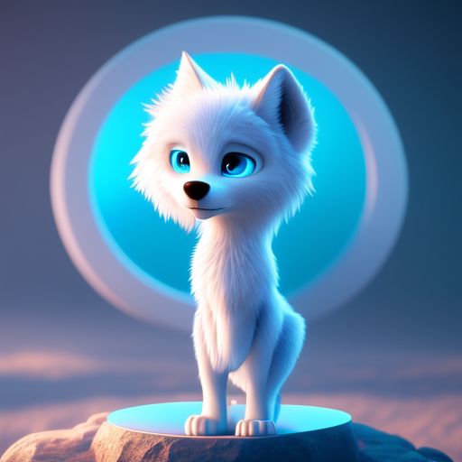 Anime Ice Wolf