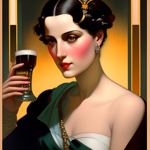 Flappers Drinking Beer