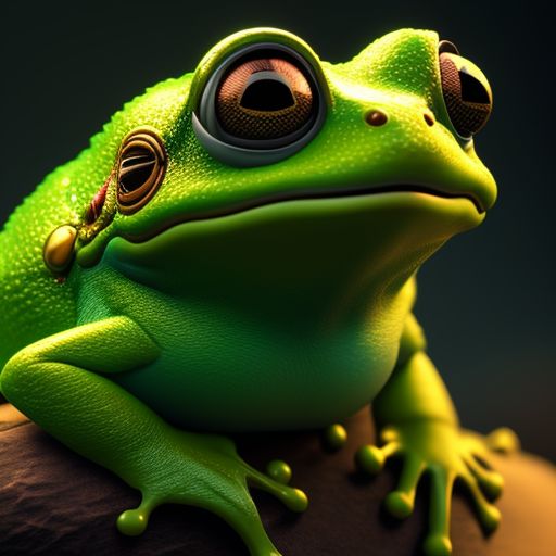 yellow-lemur680: FROG WITH PEPE THE FROG MEME FACE WITH THE PHRASE "NEW ...