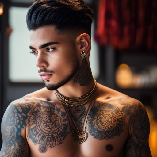 Young Guy Tattoos