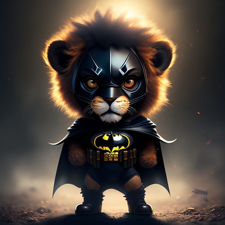 Cute Cartoon Baby Batman
