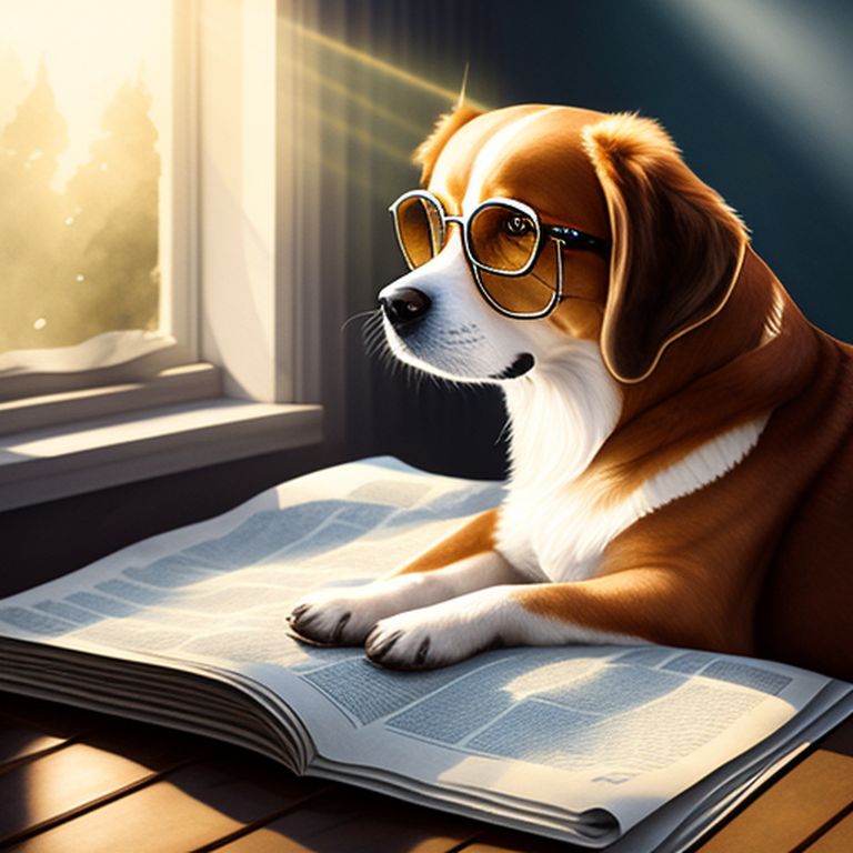Studying Dog