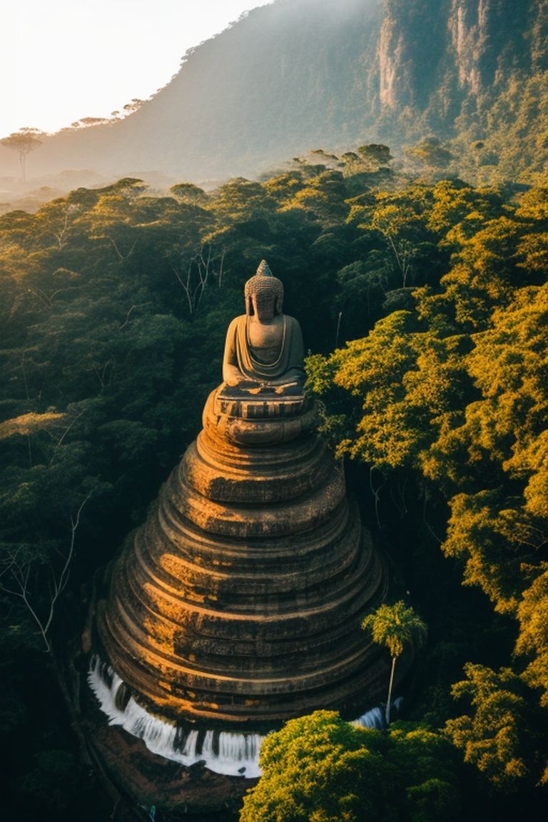 meek-stork733: A giant stone Buddha statue build in the middle of the ...