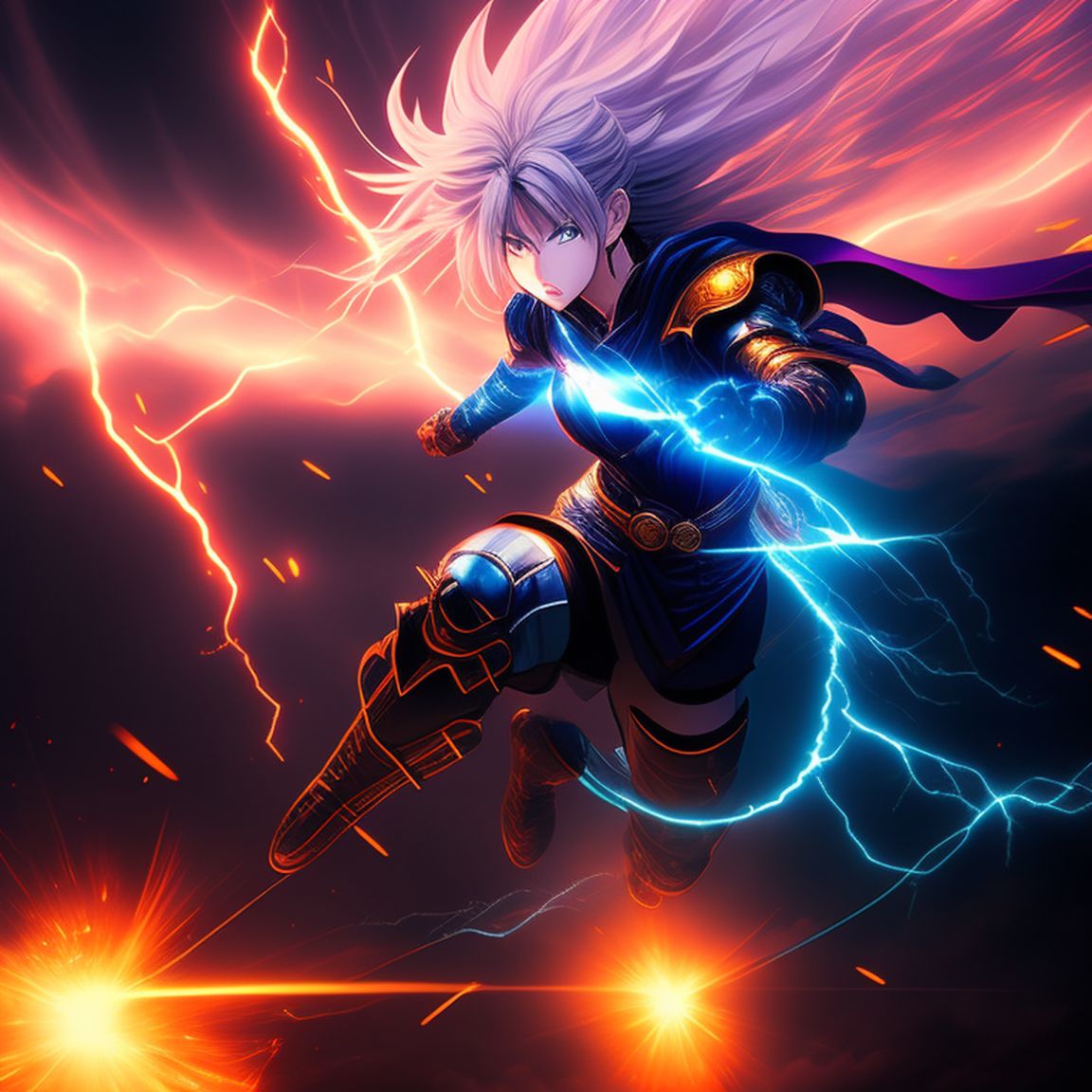 Lightning Mage Anime