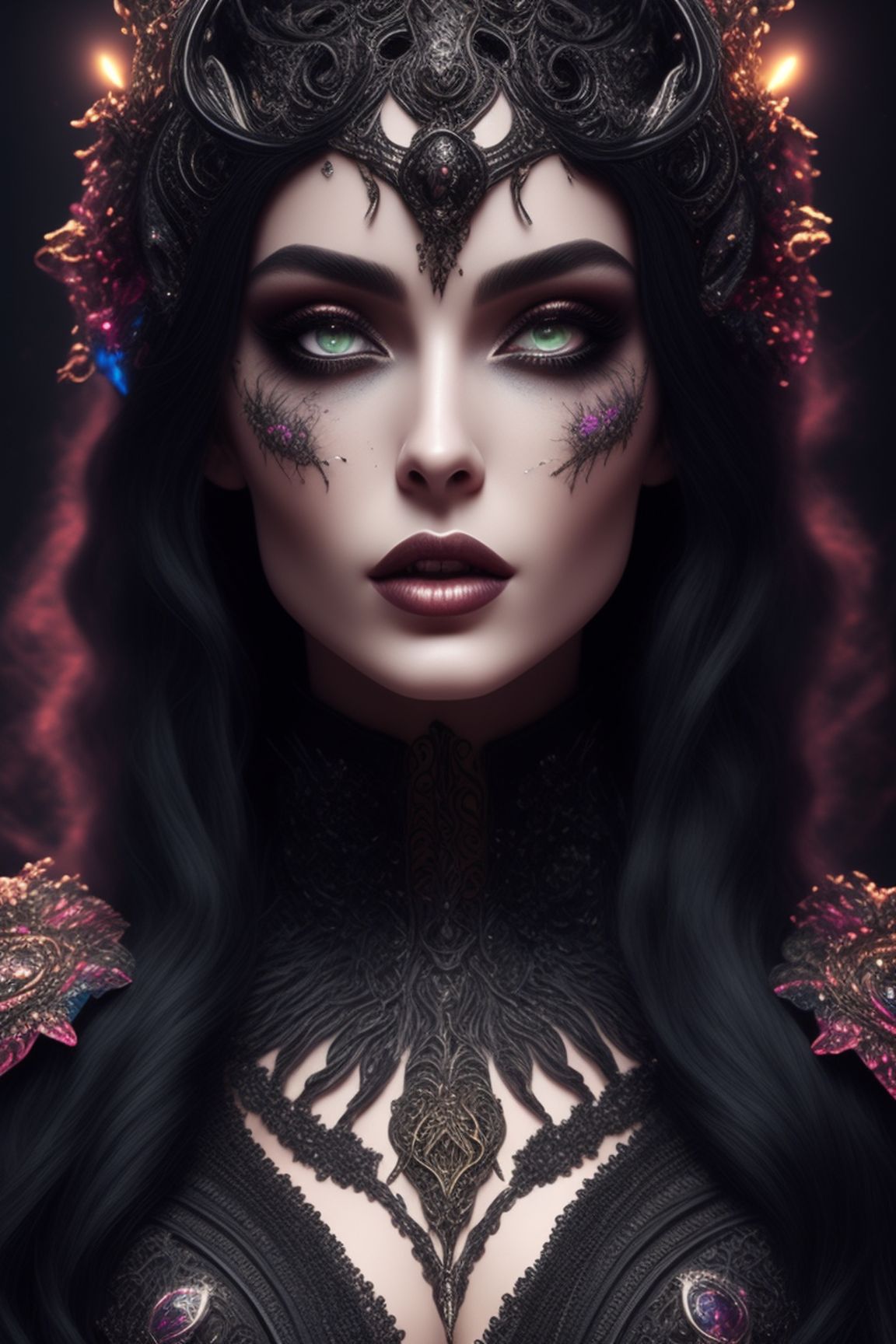 Dark Scene Makeup